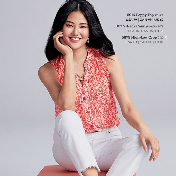 CAbi | Tops | Cabi Style 594 Poppy Flower Burst Top | Poshmark